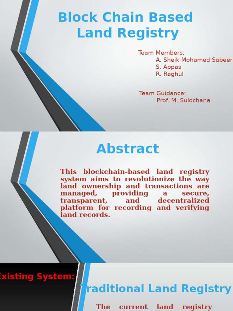 Land Registration New | PDF