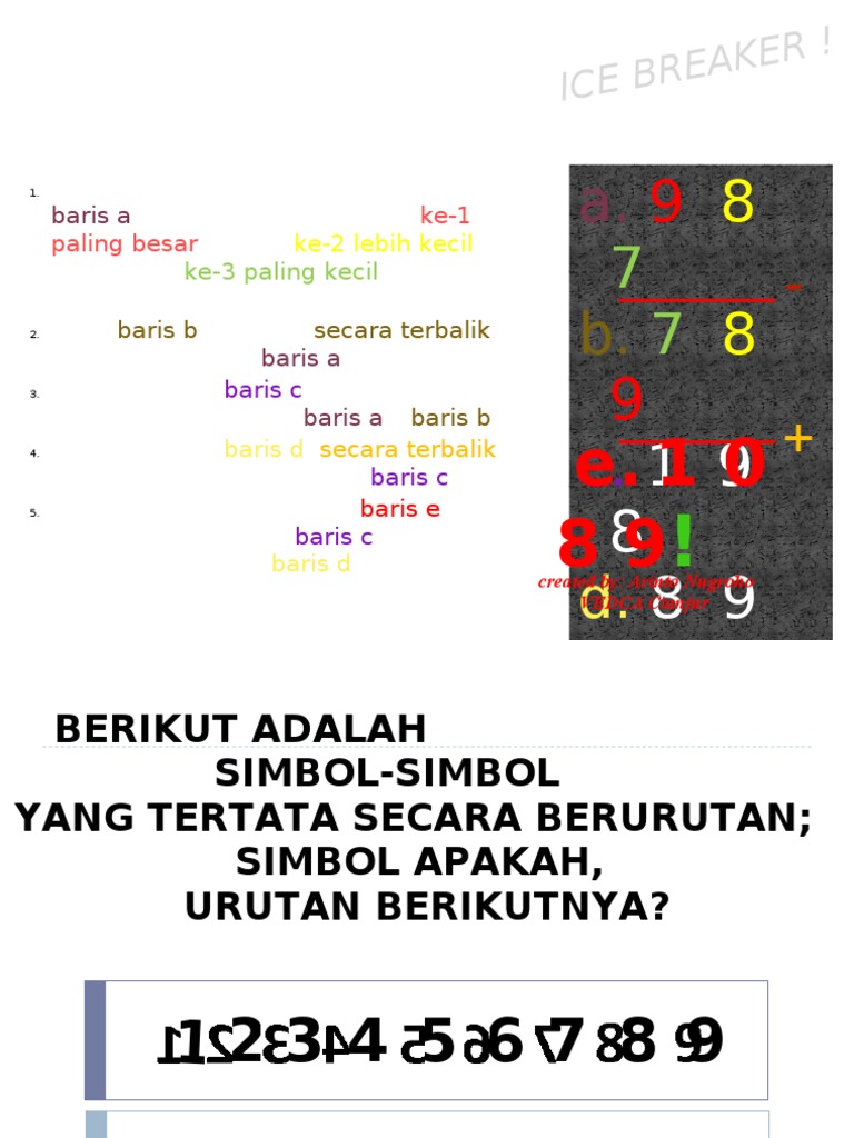 Kotak Simbol & Angka | PDF