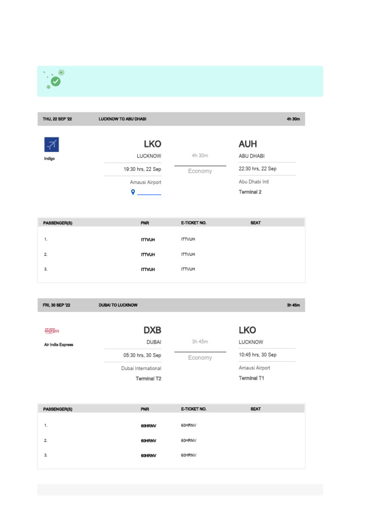 Trips Flight Downloadeticket Pdf Aviation