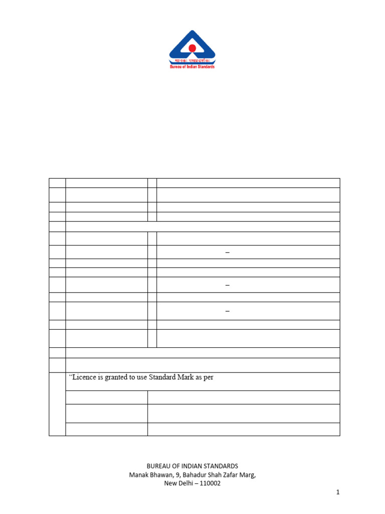 ISI Certification for Tower Bolts | PDF | Screw | Mechanical Engineering