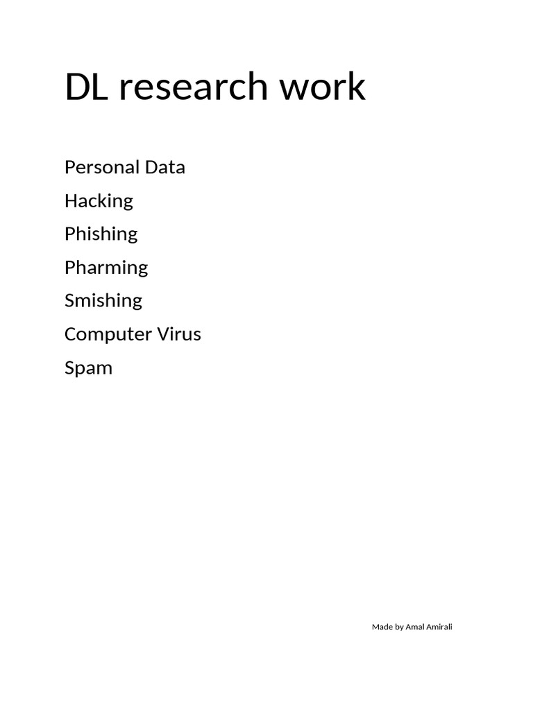 DL Research Work | PDF