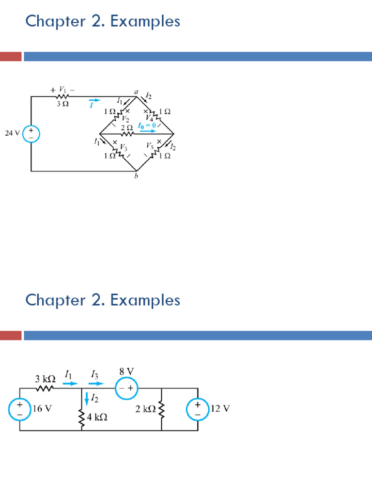 Circuit Analysis Examples and Solutions | PDF