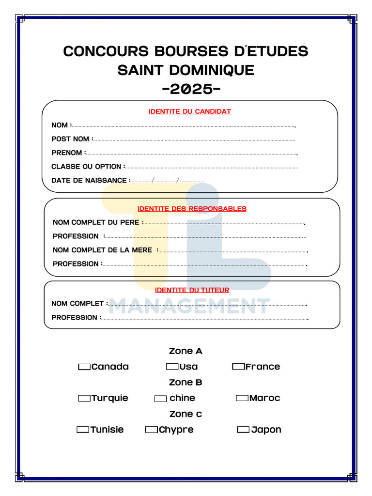 CONCOURS BOURSES | PDF