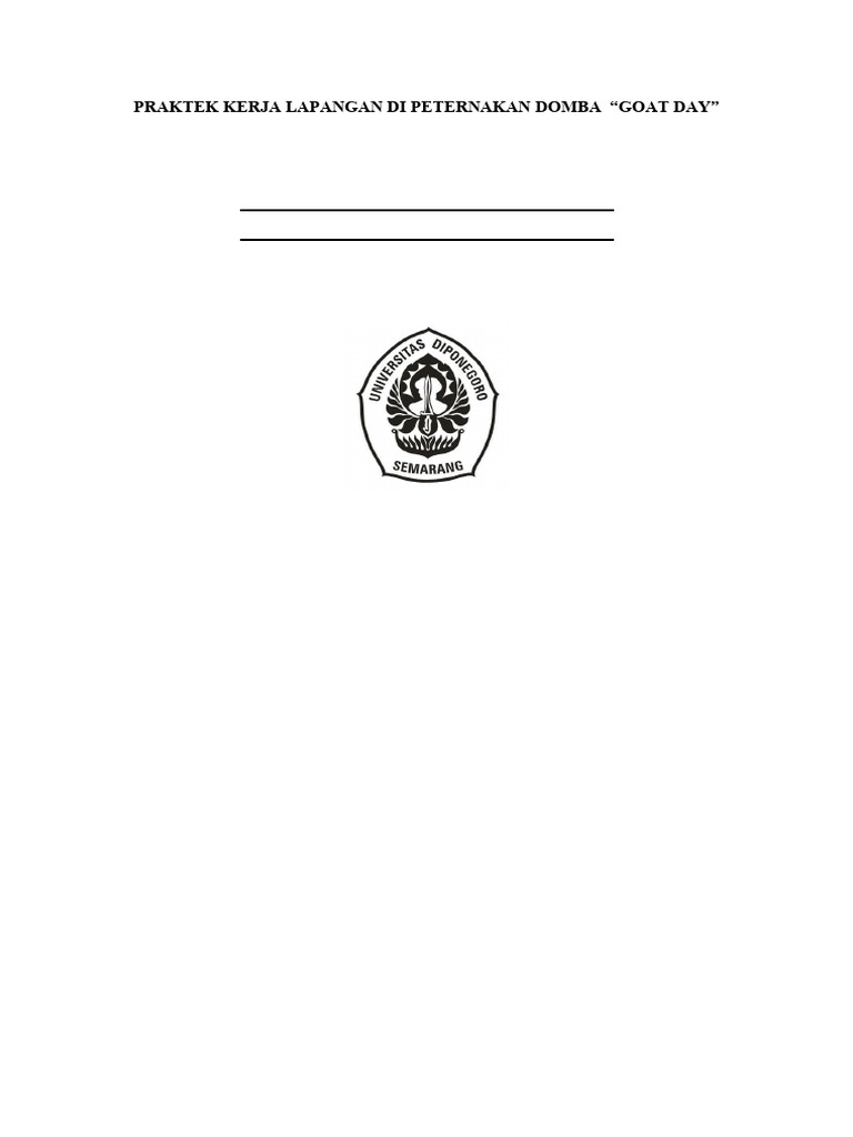 Proposal Praktik Kerja Lapangan | PDF