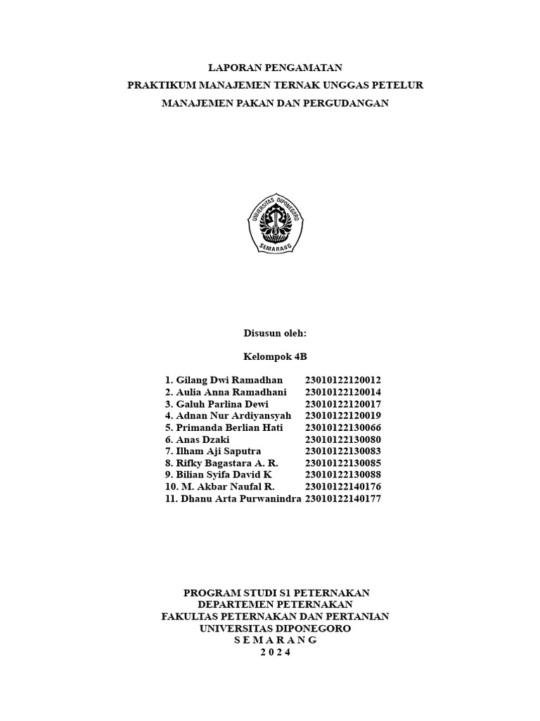 Kelompok 4 - Tugas Laporan Praktikum Mtup Penyimpanan Dan Pergudangan ...