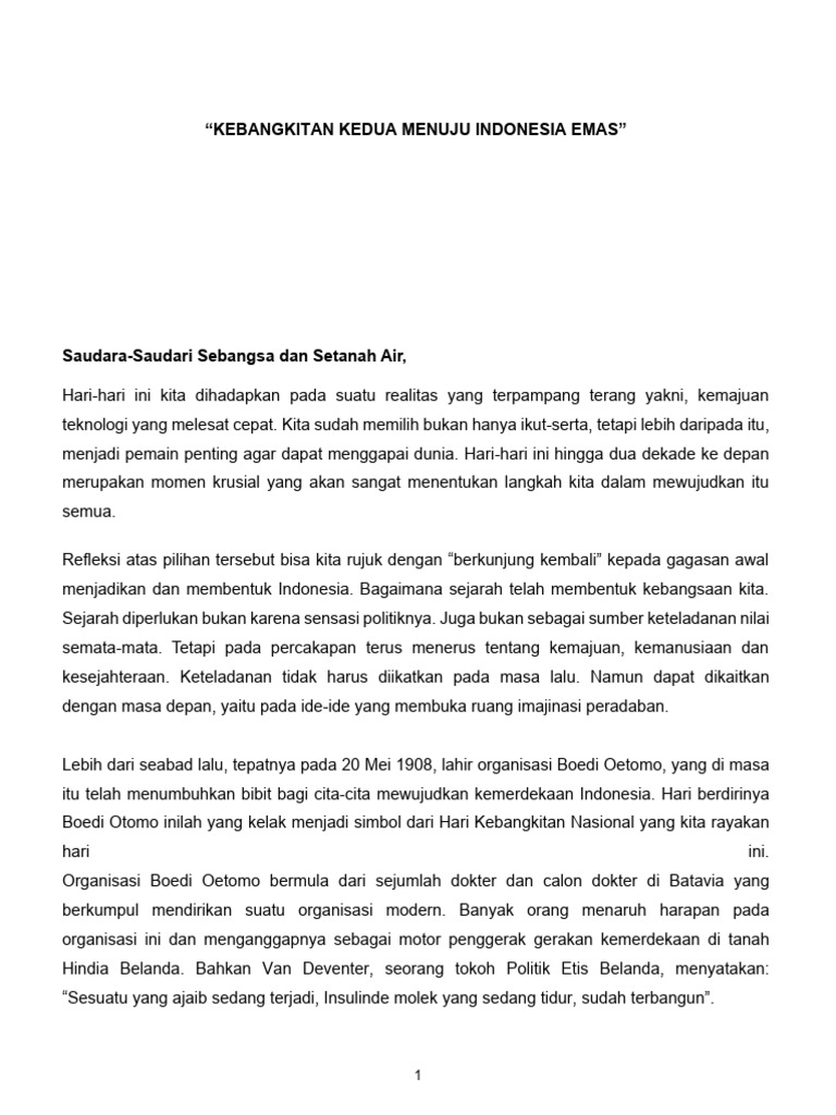 Pedoman Harkitnas 2024 | PDF