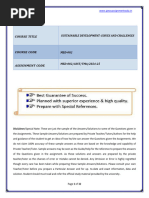 KKHSOU Assignment Front Page PDF | PDF