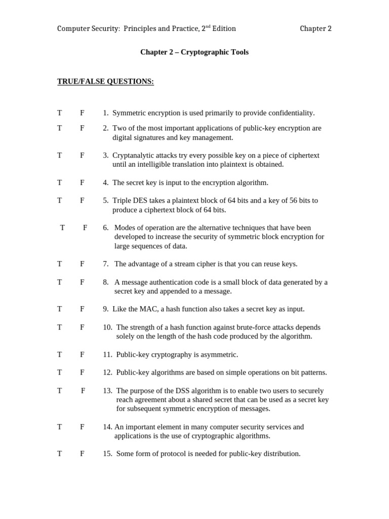 Cryptographic Tools Overview | PDF | Cryptography | Key (Cryptography)