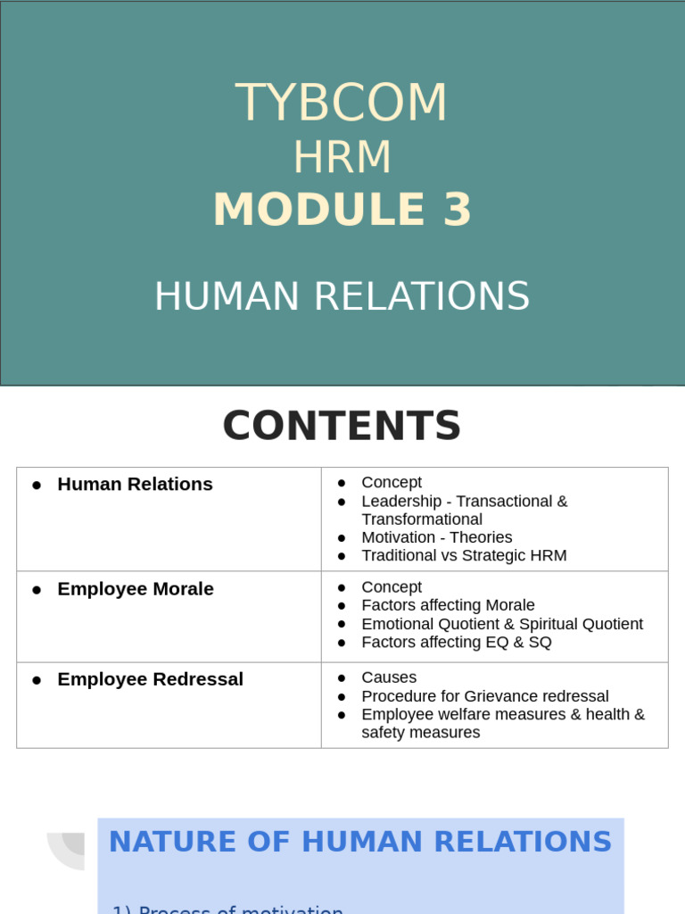 HRM Module 3 | PDF