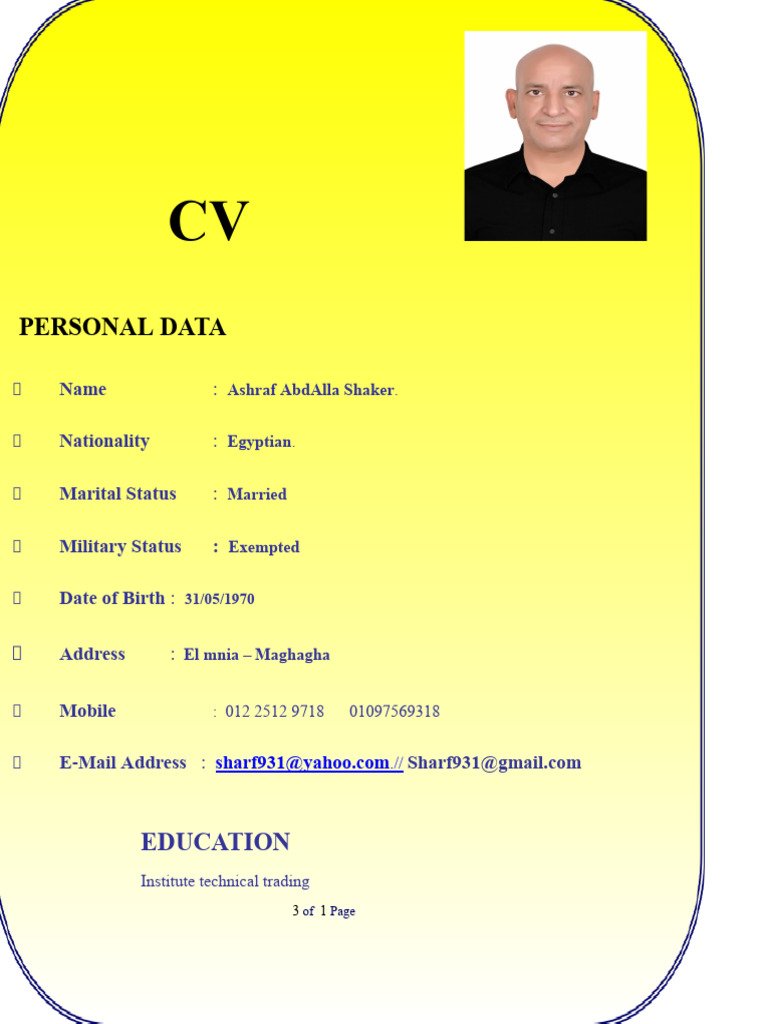CV Ashraf-10 | PDF