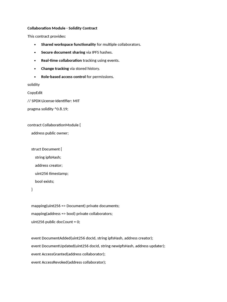 Collaboration Module | PDF | Computer Science | Computing