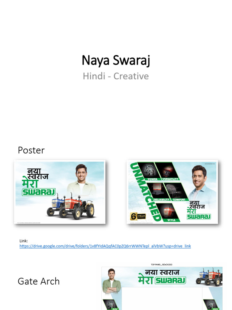 Naya Swaraj - Hindi - Creatives | PDF
