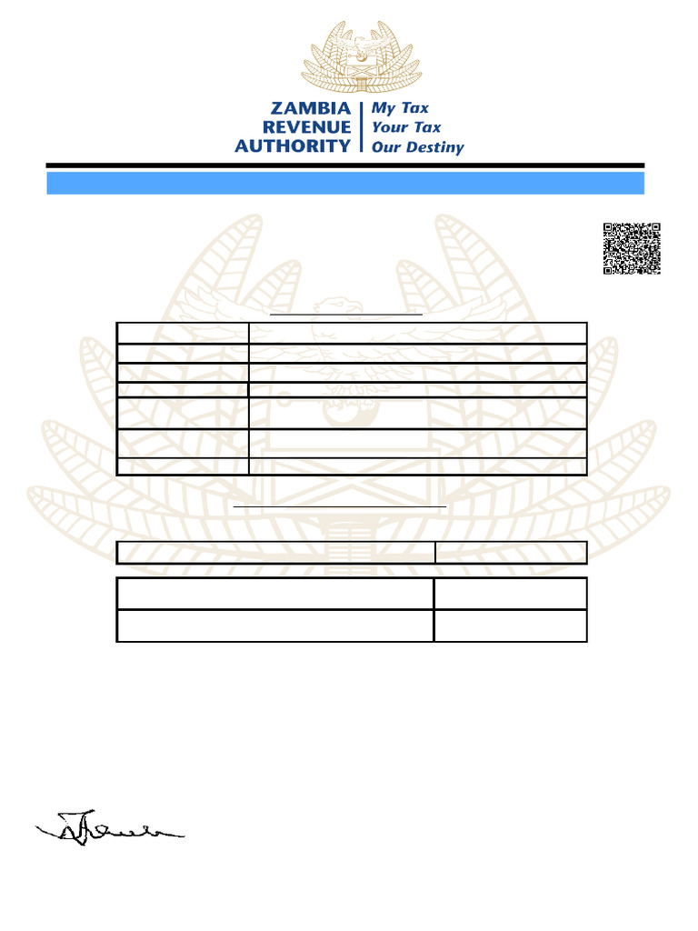 Tpin Certificate | PDF