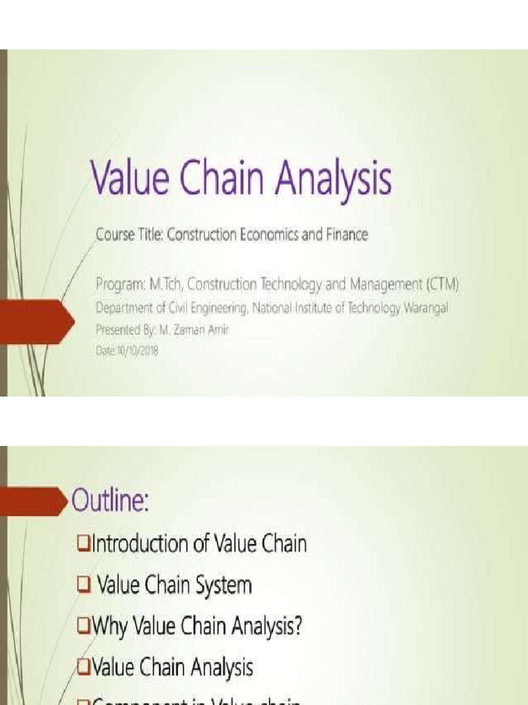 #3 Value Chain Analysis1 | PDF