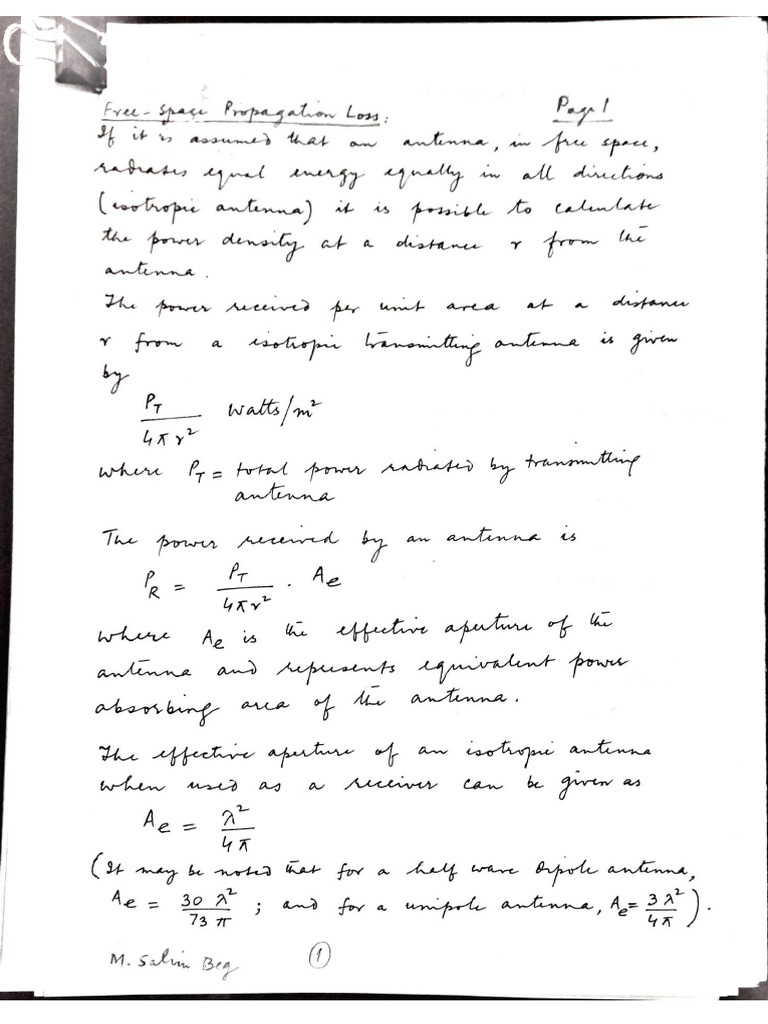 Propagation Notes | PDF
