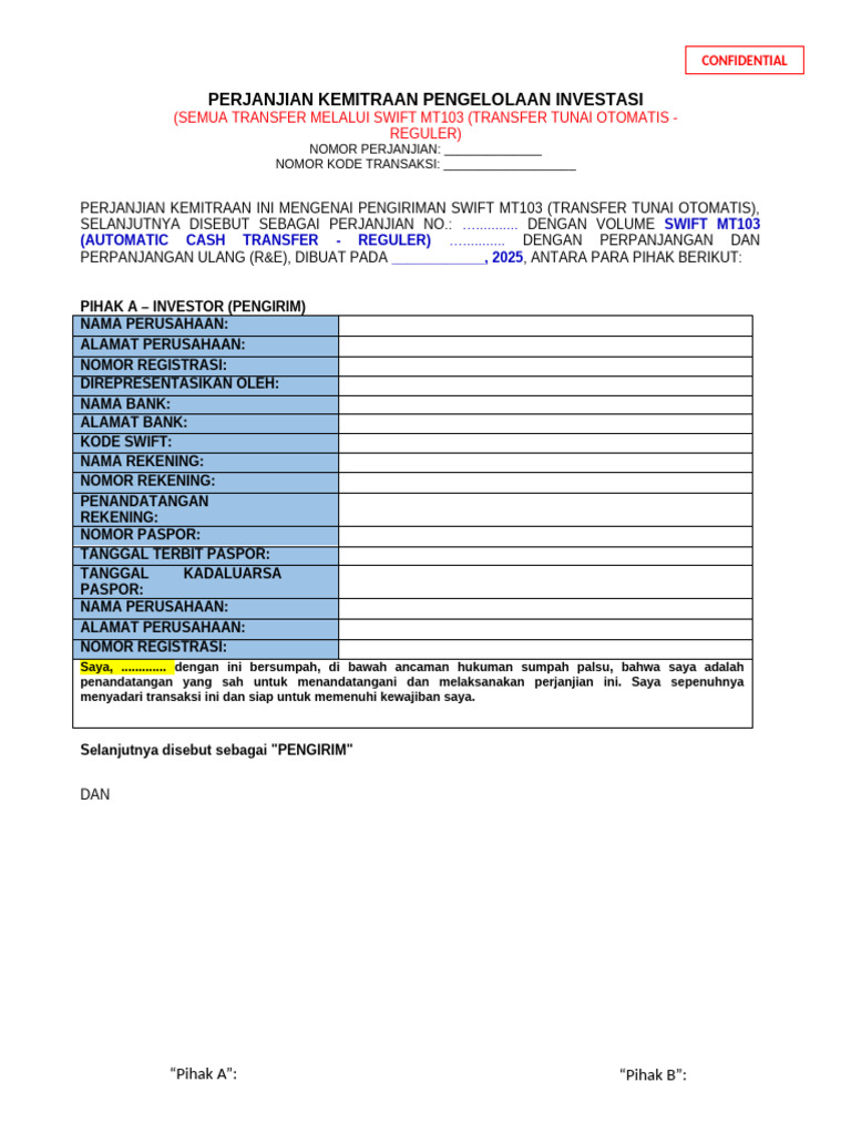 001 Xxx-mt103 CTR | PDF