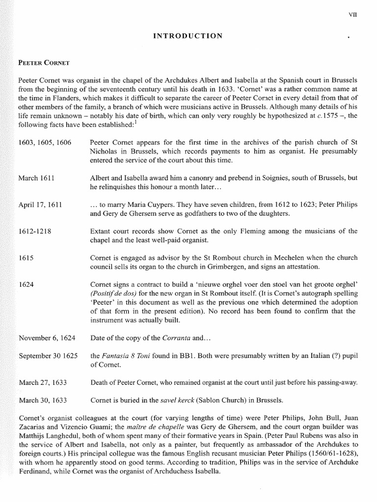 Critical Notes Pieter Cornet | PDF