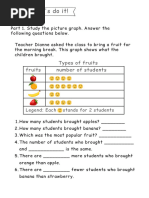 Grade 1 Data Handling Worksheets | PDF