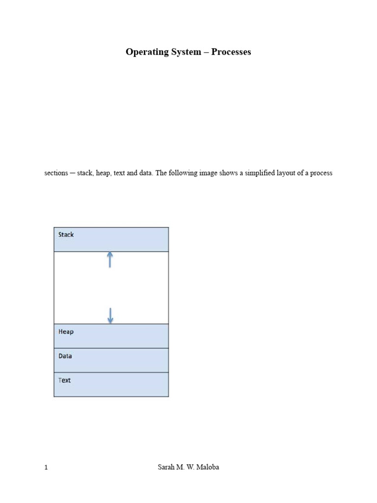 Overview of Operating System Processes | PDF | Process (Computing ...