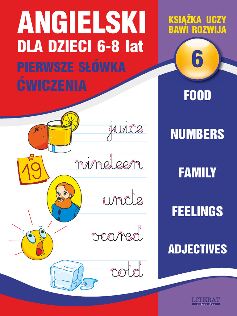 Angielski Dla Dzieci 6 Pierwsze Slowka Cwiczenia 6 8 Lat | PDF