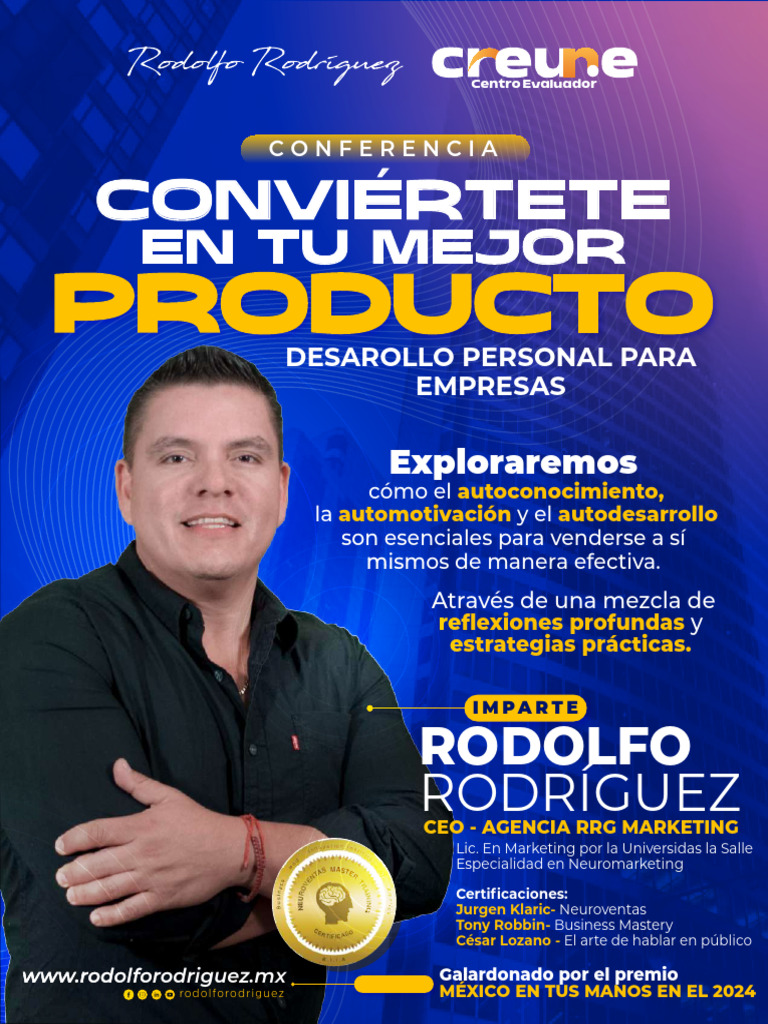 Conferencia Conviertete en Tu Mejor Producto 2024 | PDF | Comunicación ...