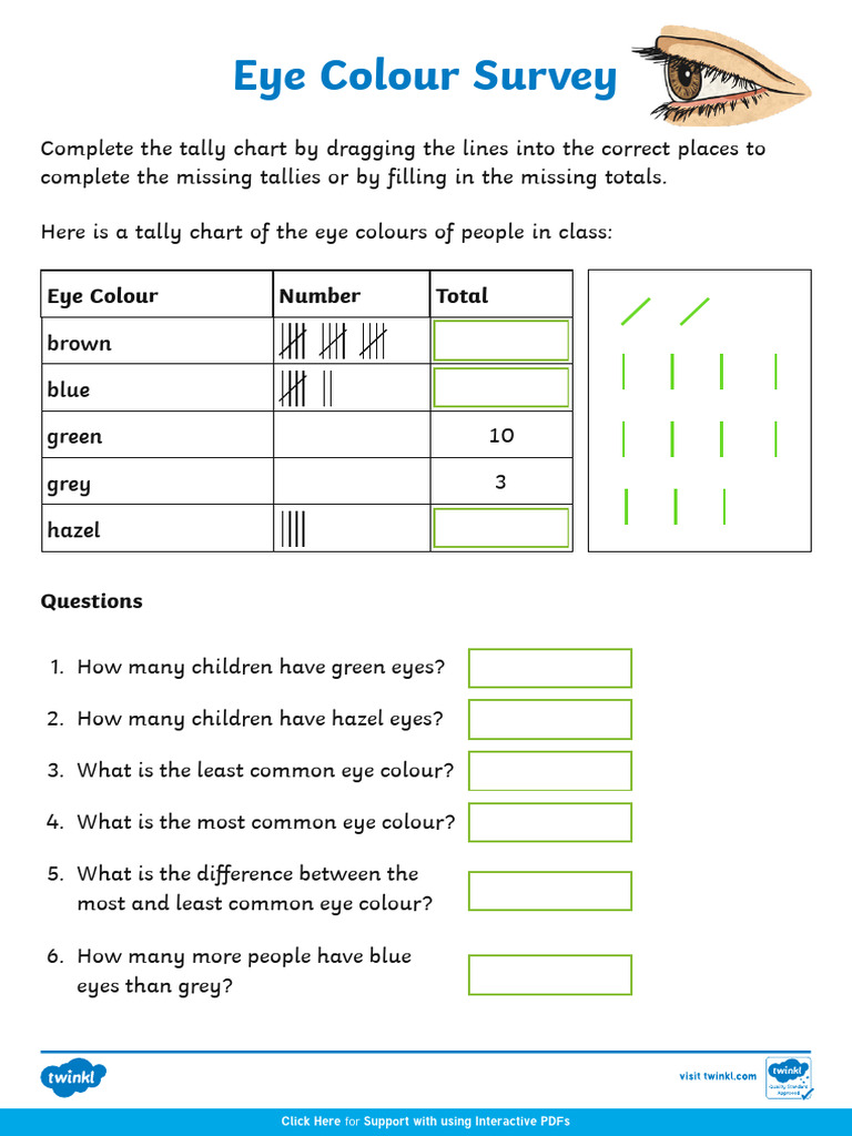 Eye Colour Survey Results Analysis | PDF