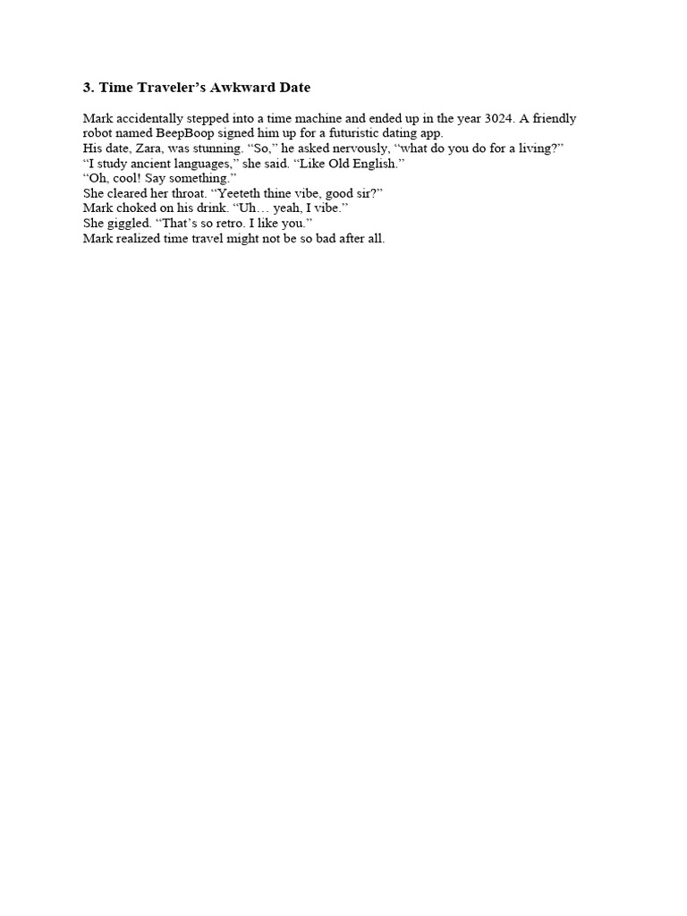 Short Funny Story 3 | PDF