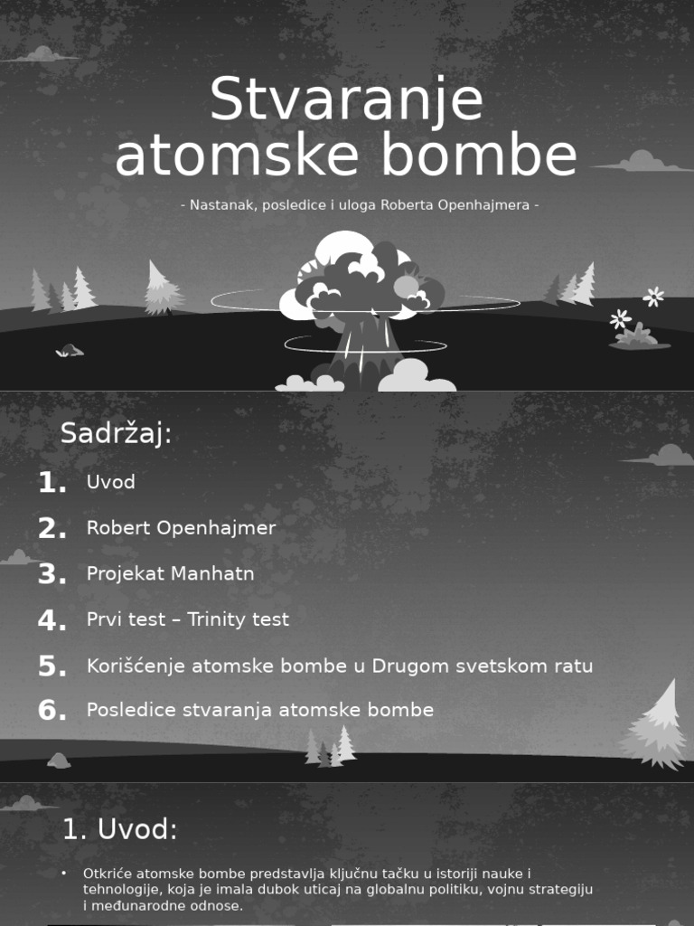 Atomske Bombe u II Svetskom Ratu | PDF