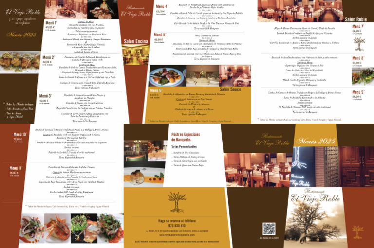 Menus 2025 | PDF