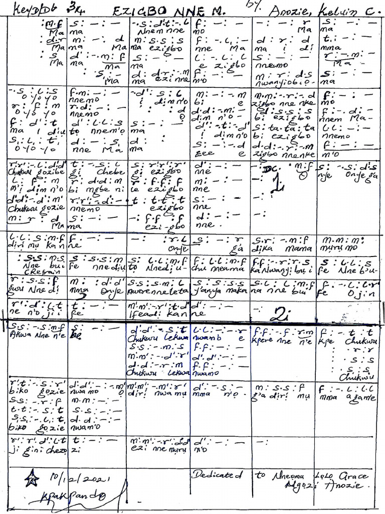 Ezigbo Nne M by Anozie, Kelvin C. | PDF