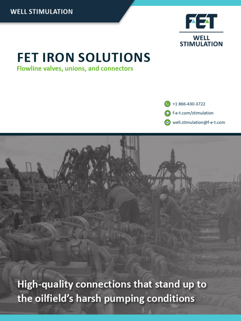 Brochure - FET Iron Solutions - 2024 | PDF | Valve | Pump