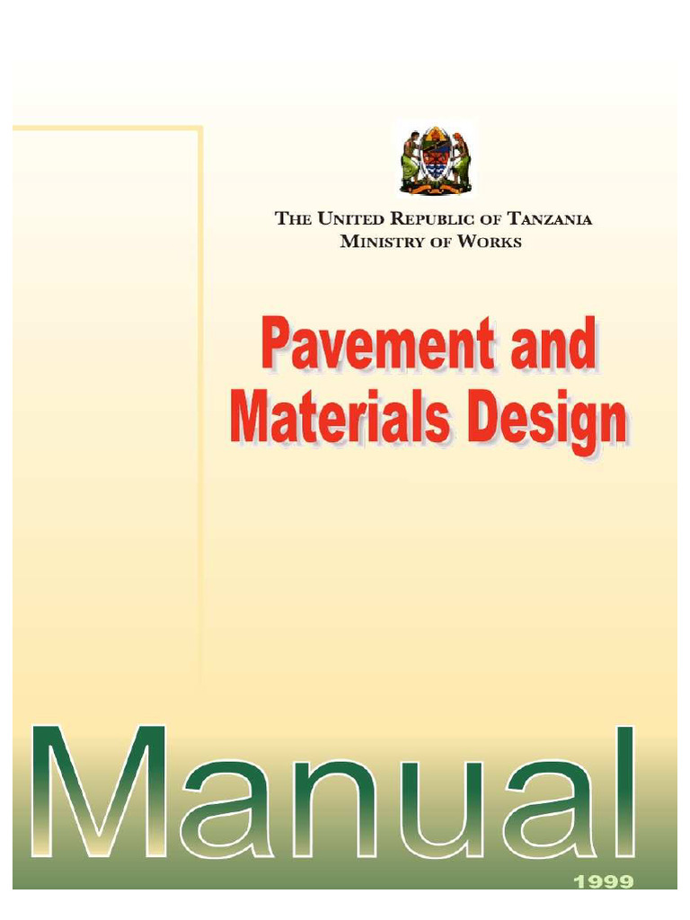 Tuxdoc.com Tanzania Pavement and Materials Design Manual 1999 Chapter 1 ...