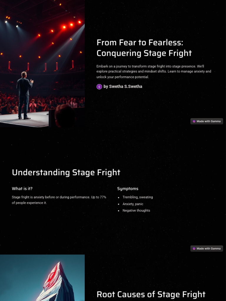 From-Fear-to-Fearless-Conquering-Stage-Fright | PDF