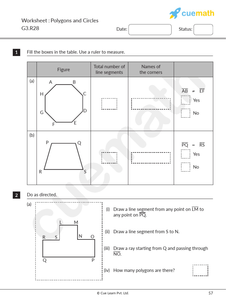 File Grade3 1402 Polygons and Circles 1564308370 | PDF | Circle | Radius