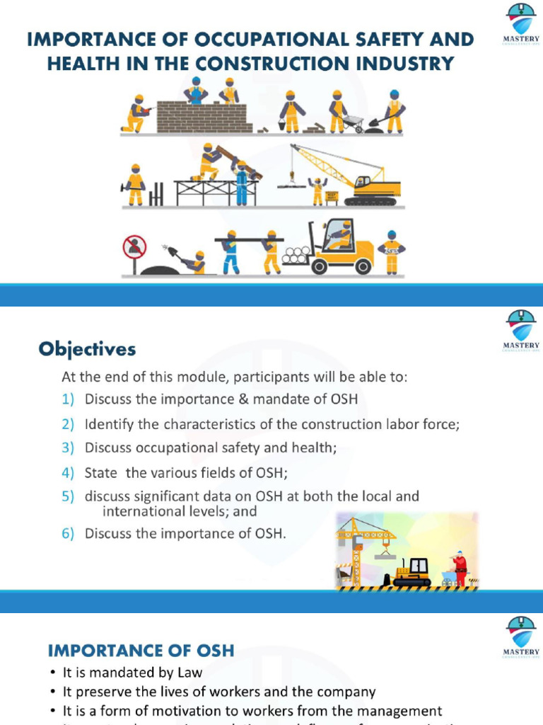 1 Importance of Osh | PDF