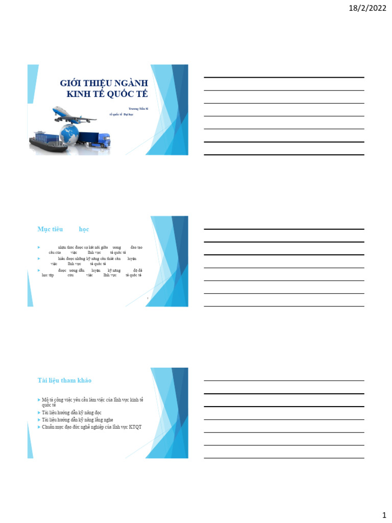 Slide bài giảng Nhập môn ngành KTQT | PDF