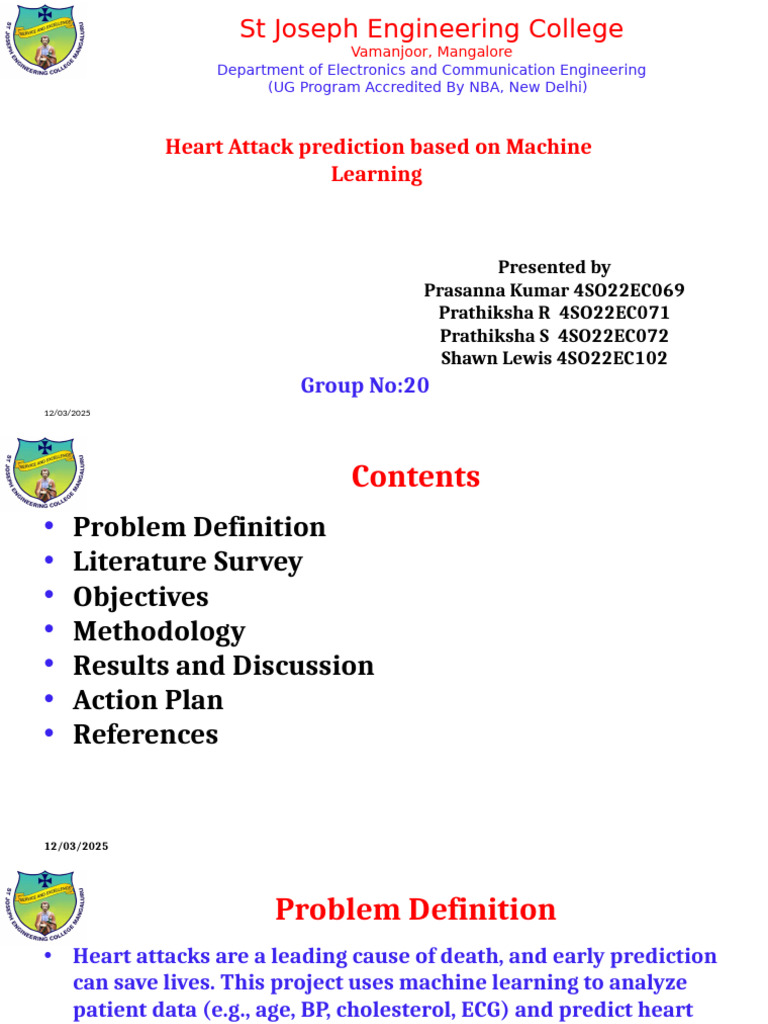 ML Based Heart Attack Prediction.. | PDF | Machine Learning | Applied ...