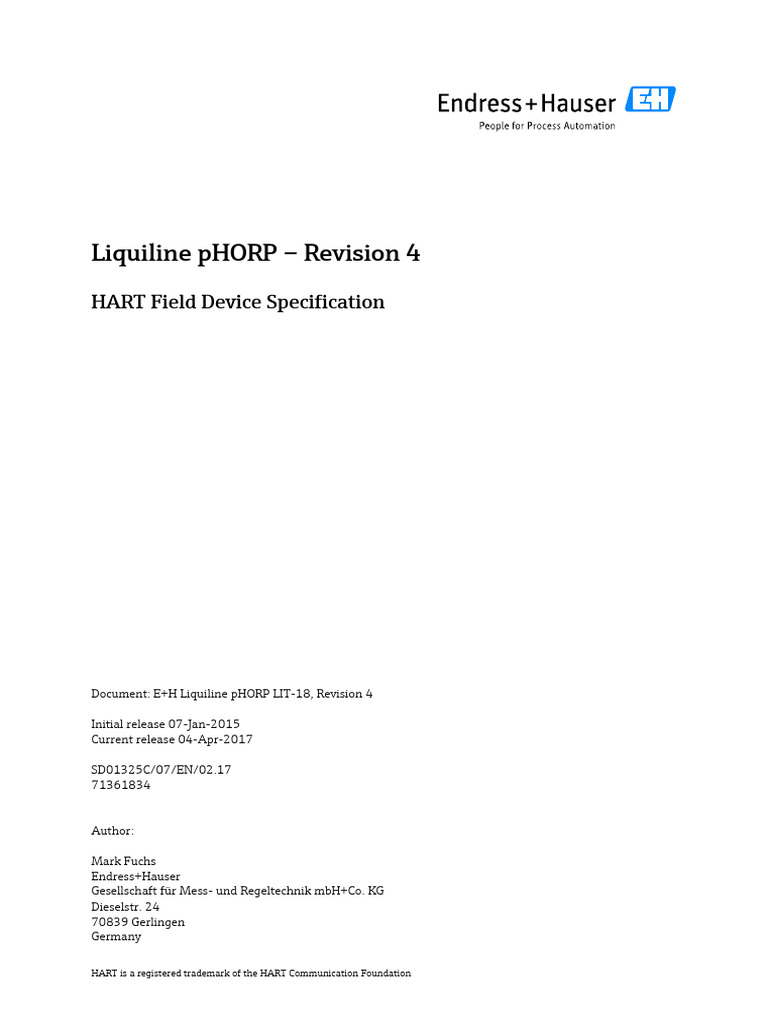 Sd01325cen 0217 | PDF | Bit | Specification (Technical Standard)