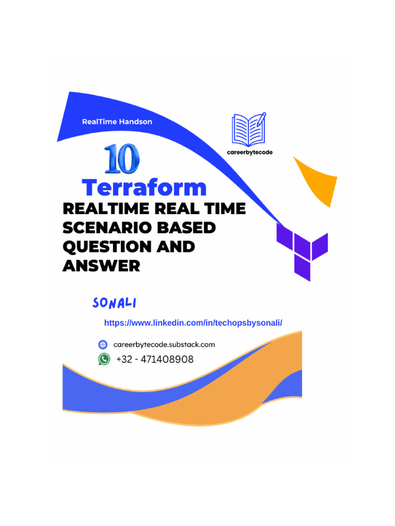 Terraform Real Time Scenario Based Question and Aswer 1741682859 | PDF | Cloud Computing ...
