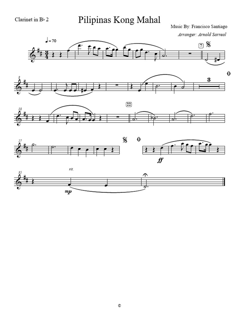 Pilipinas Kong Mahal - Clar 2 | PDF