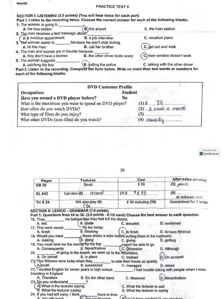 Test 6 | PDF