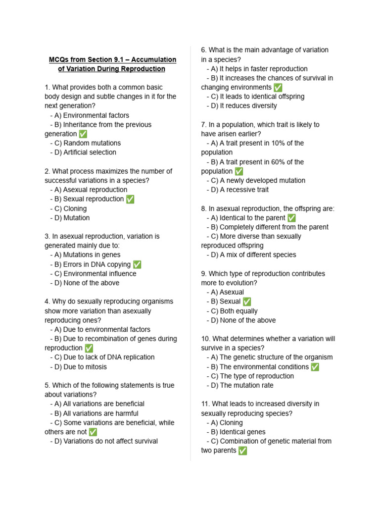Heredity 10 | PDF | Dominance (Genetics) | Reproduction
