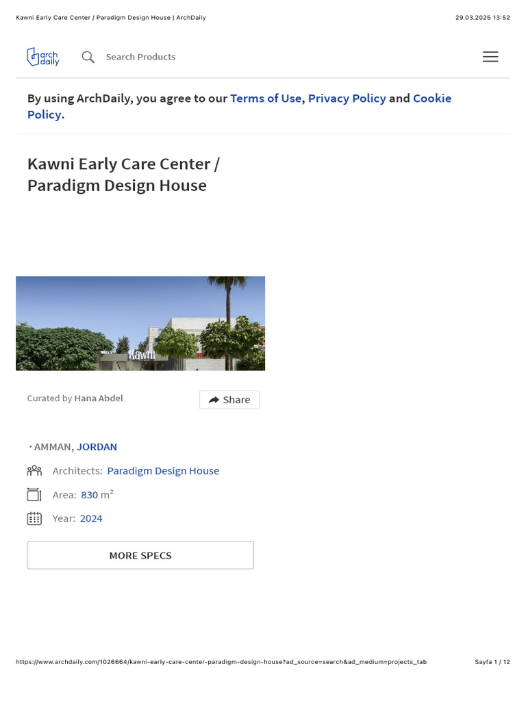 Kawni Early Care Center: Paradigm Design House - ArchDaily | PDF | Mind