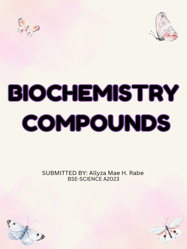 Biochemistry Compounds | PDF