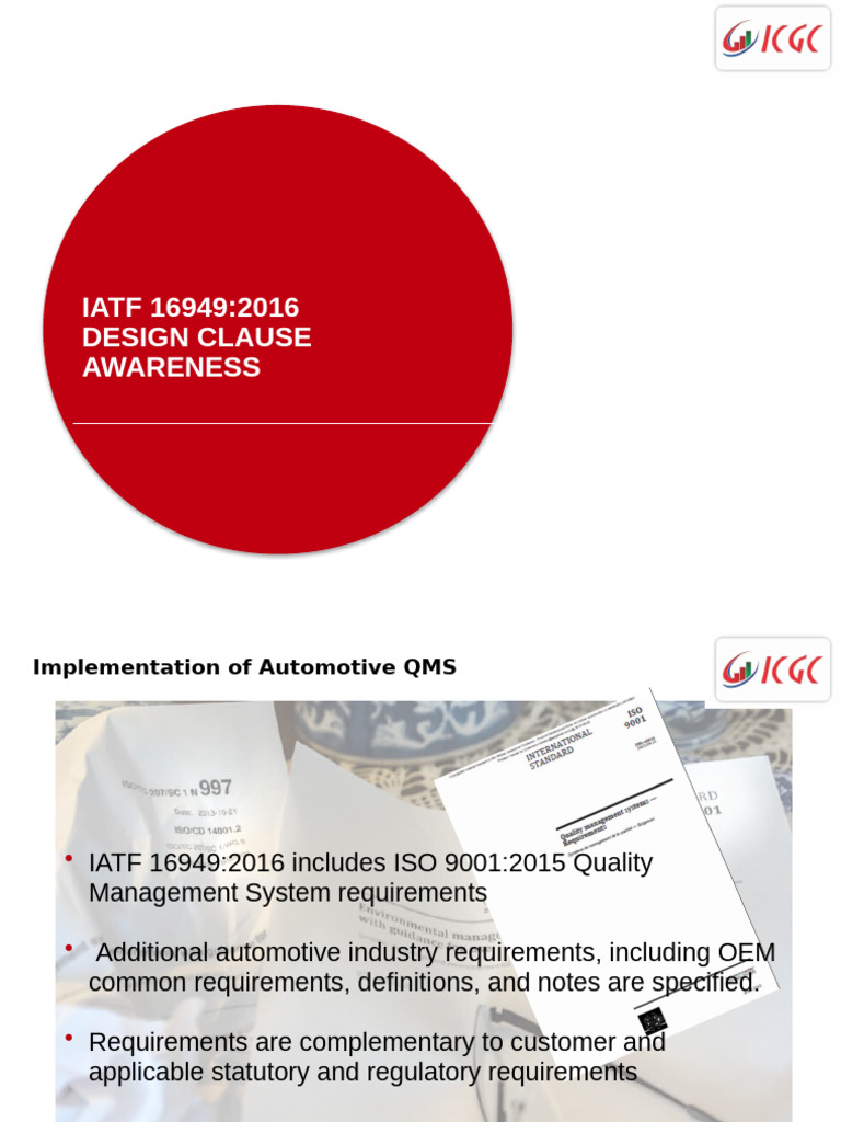 IATF 16949 Design Clause | PDF | Risk Management | Information