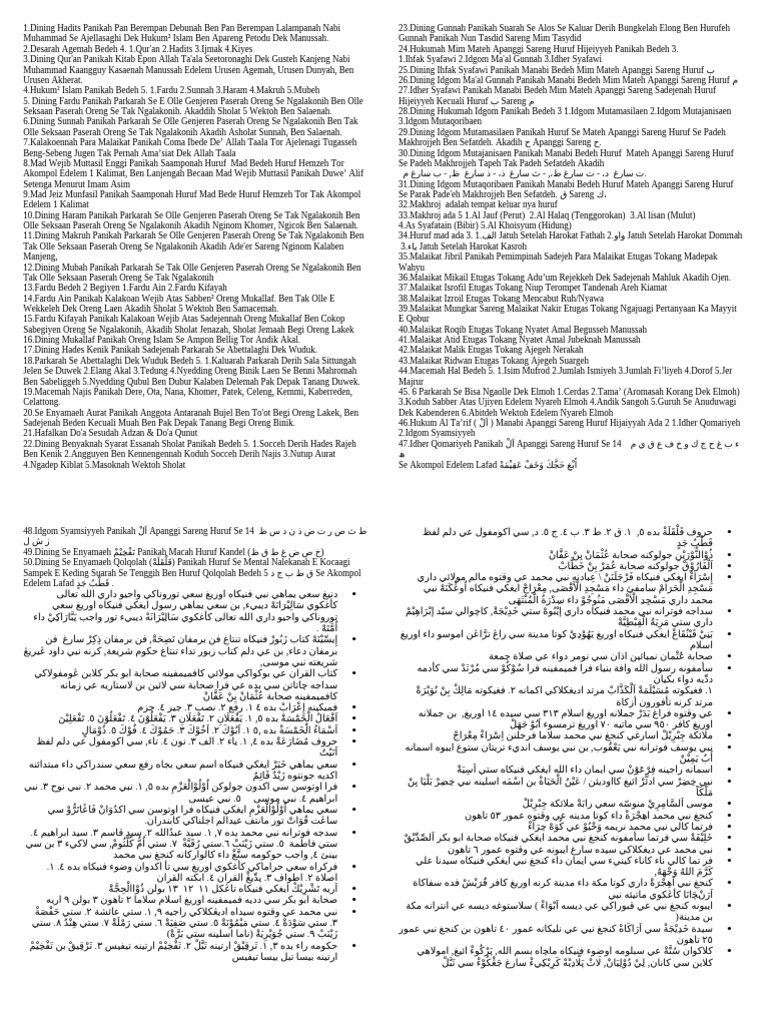 Cerdas Cermat Ulya | PDF