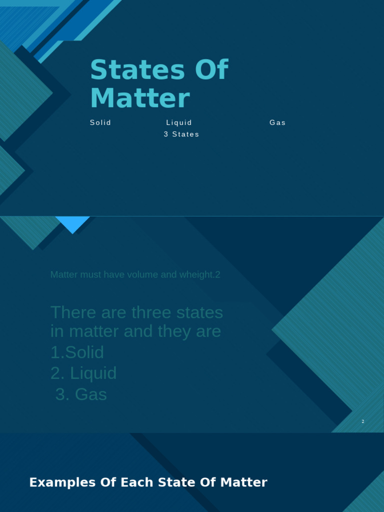 Understanding the Three States of Matter | PDF | Liquids | Gases