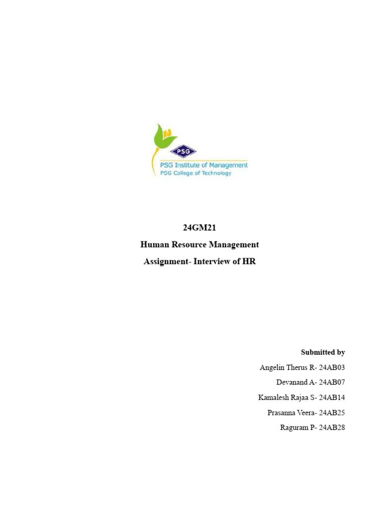 Hrm Interview Pdf Recruitment Human Resource Management
