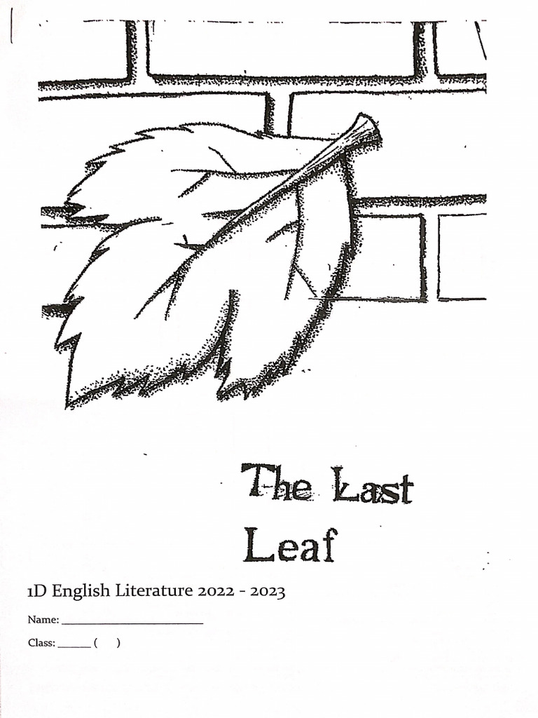 The Last Leaf Notes 1 (Blank) | PDF