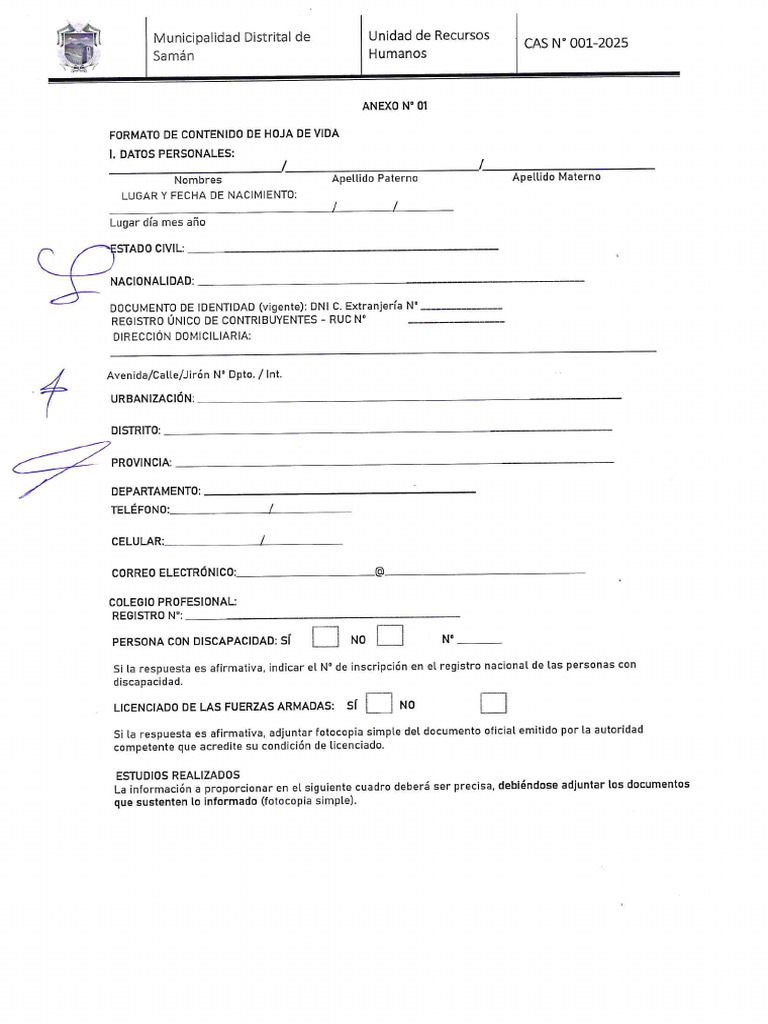 Anexos - Cas N 001 2025 Mds | PDF